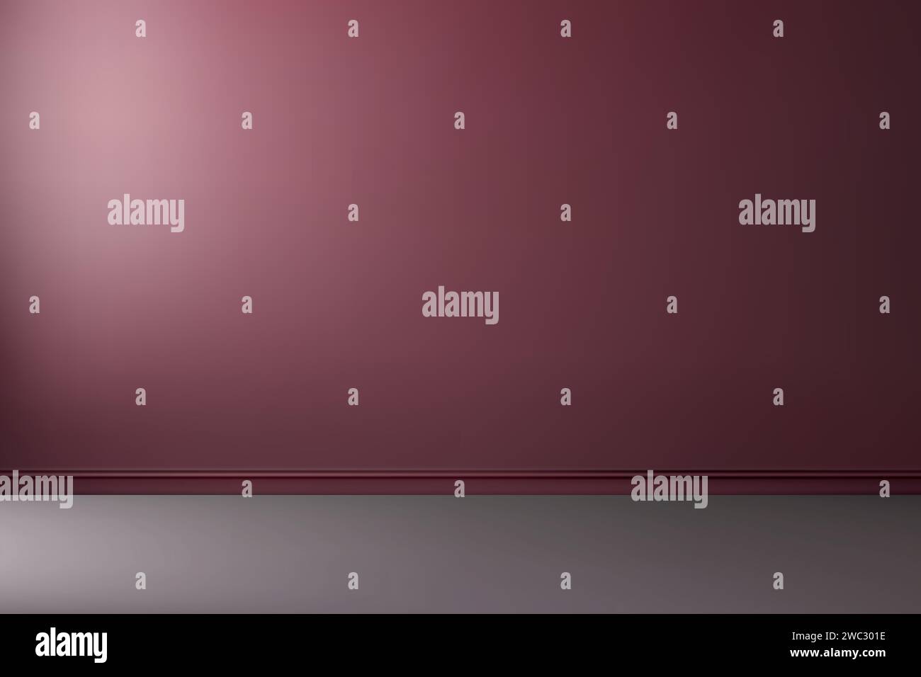 Empty studio background with red dark wall. Template for product ...