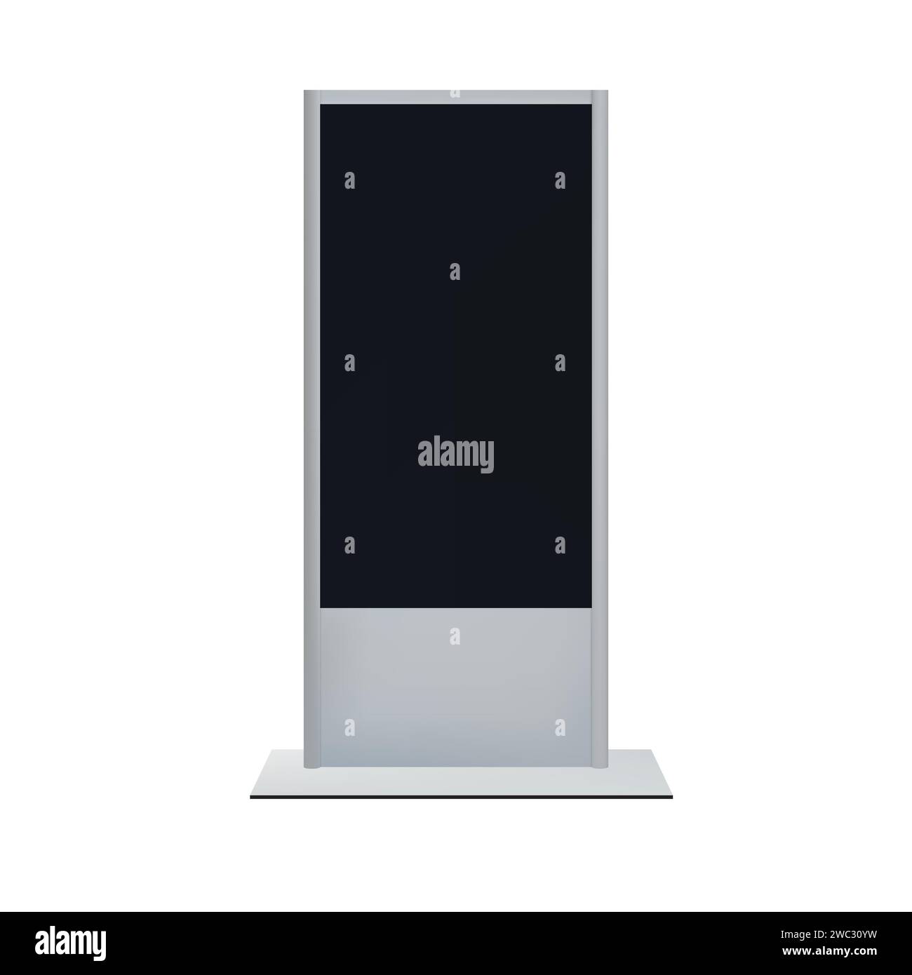 Empty Outdoor Advertising billboard mockup, Empty advertisement place ...