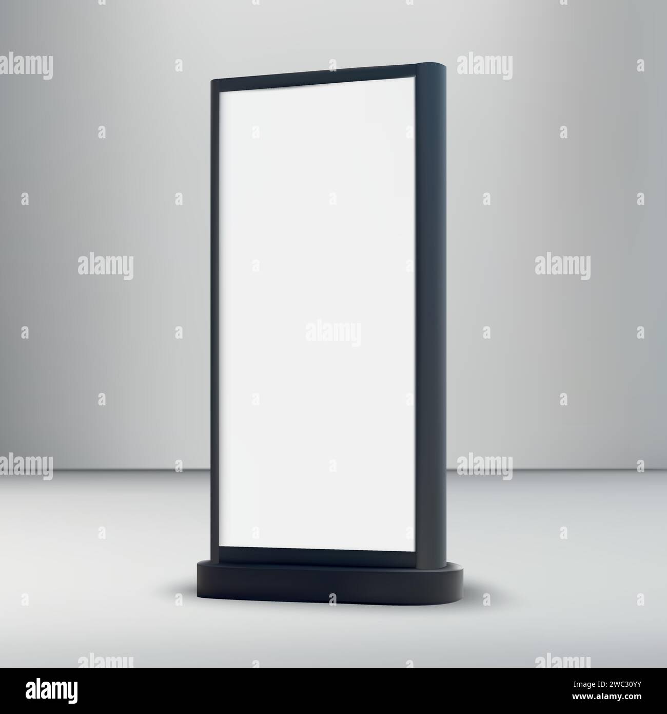 Empty Outdoor Advertising billboard mockup, Empty advertisement place ...
