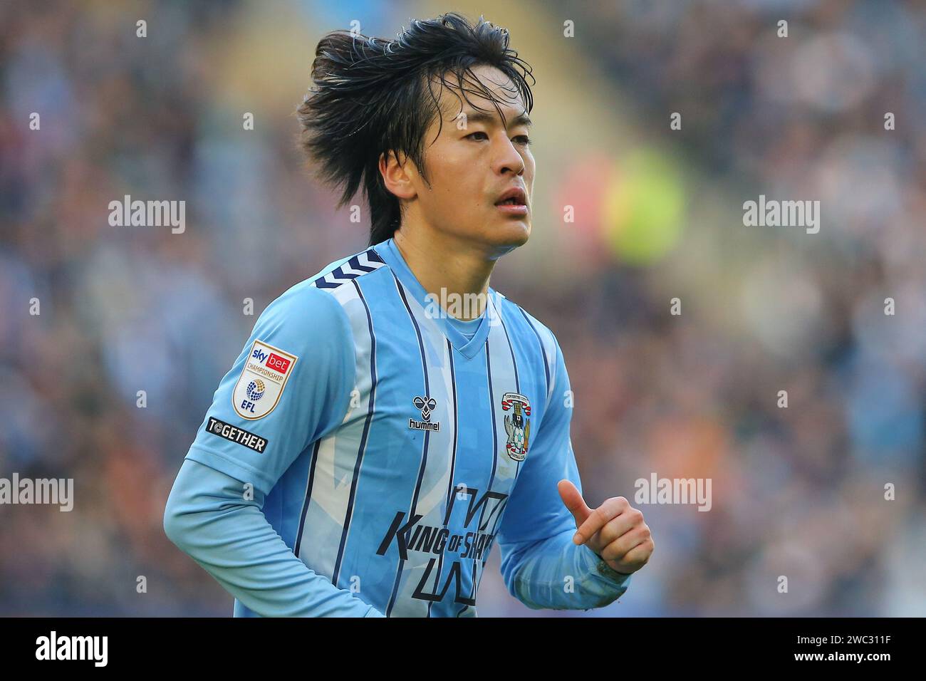Tatsuhiro Sakamoto of Coventry City during the Sky Bet Championship match Coventry City vs ...