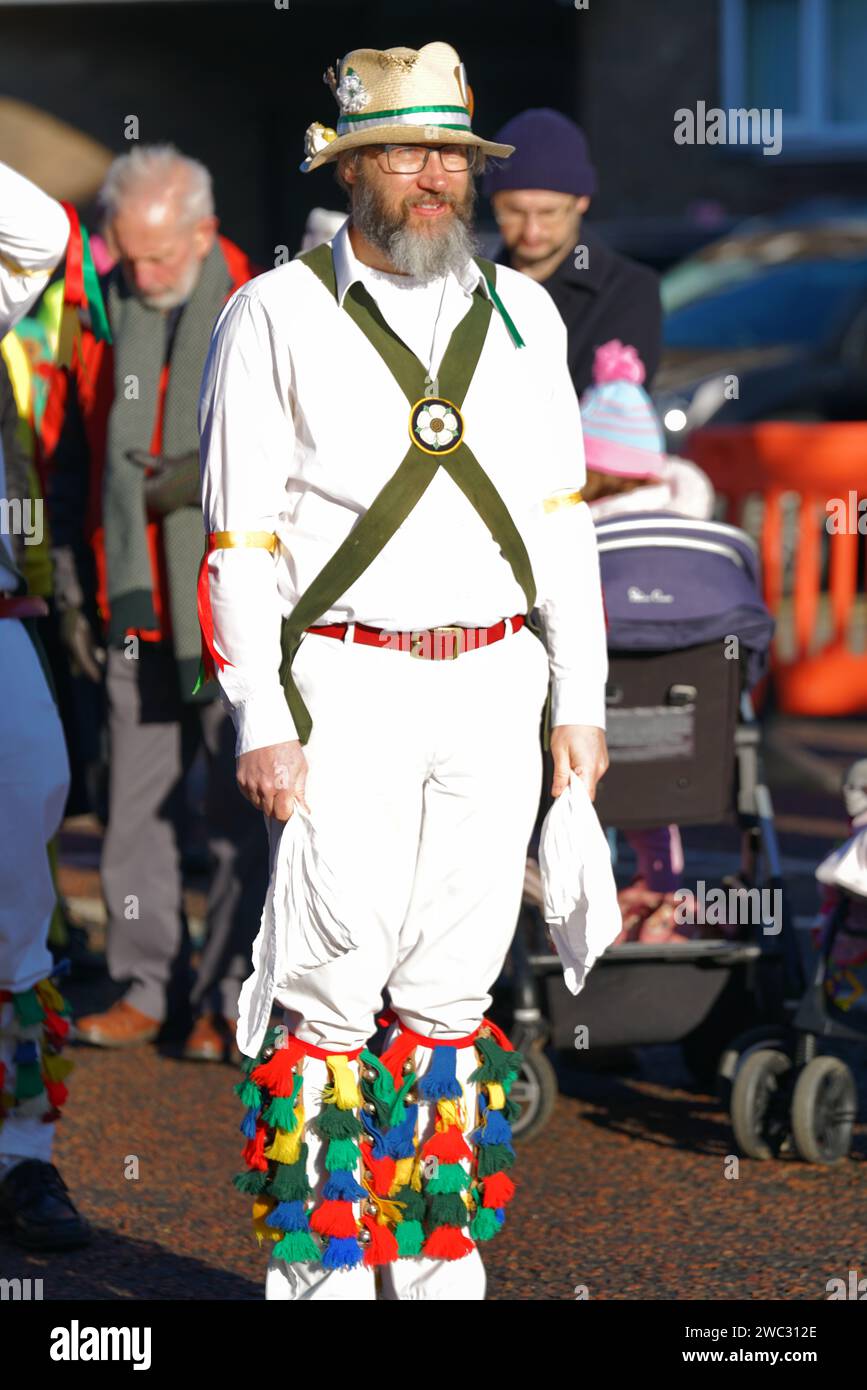 Whittlesey, UK. 13th January 2024. The Whittlesey Straw Bear festival ...