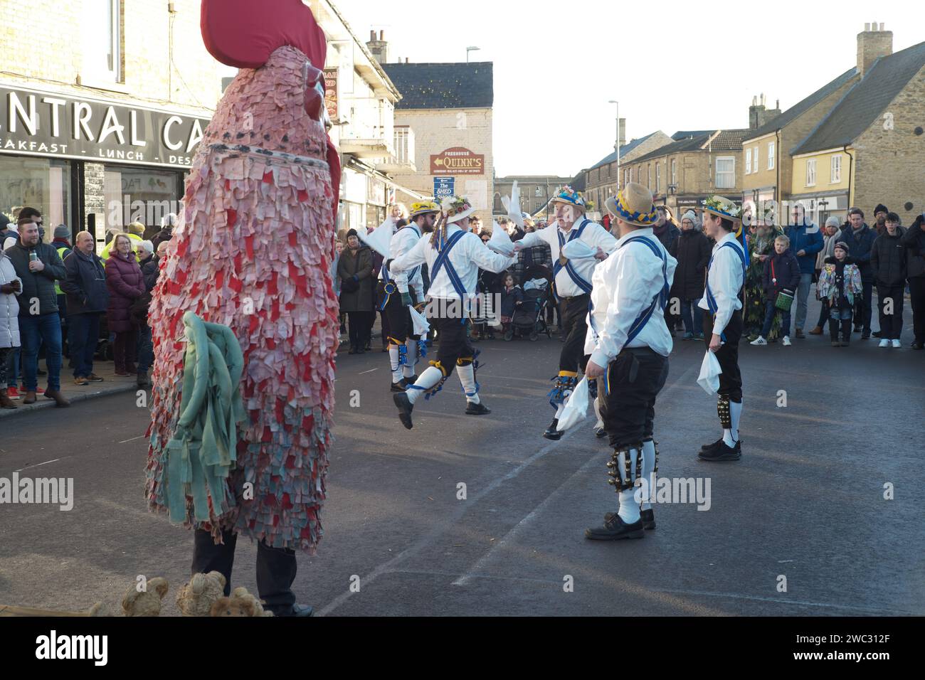 Whittlesey, UK. 13th January 2024. The Whittlesey Straw Bear festival ...