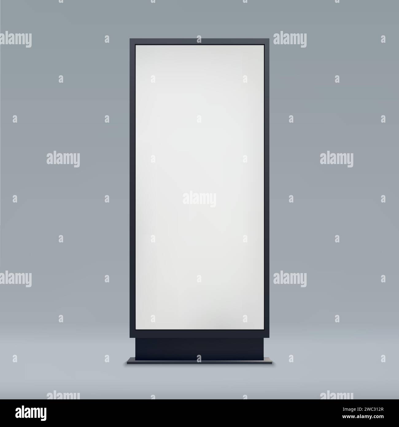 Empty Outdoor Advertising billboard mockup, Empty advertisement place ...