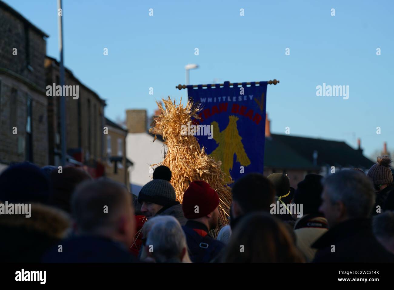 Whittlesey, UK. 13th January 2024. The Whittlesey Straw Bear festival ...