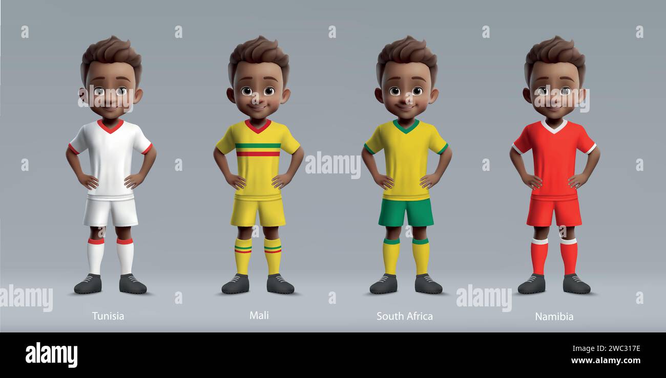 Africa tournament 2023 groups. group E team uniform of africa countries ...