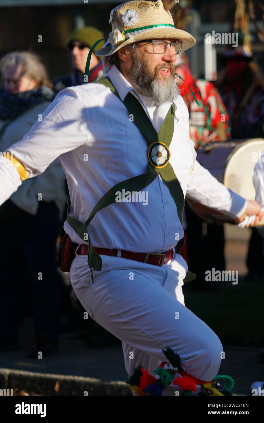 Whittlesey, UK. 13th January 2024. The Whittlesey Straw Bear festival ...