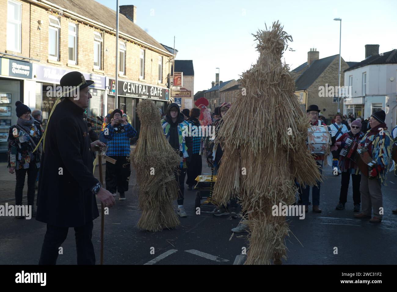 Whittlesey, UK. 13th January 2024. The Whittlesey Straw Bear festival ...