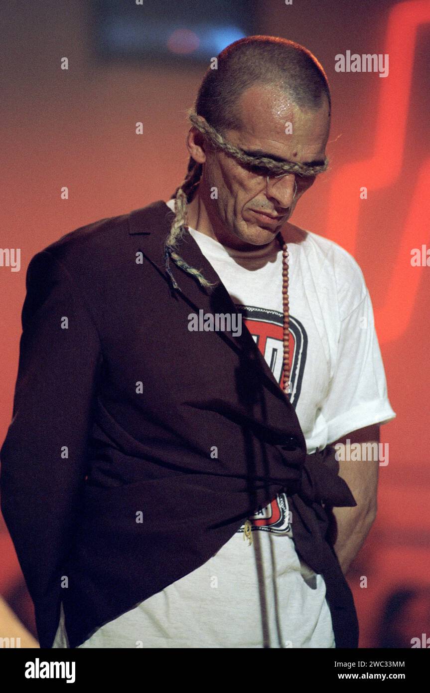 Milan Italy 1999-09-30: Giovanni Lindo Ferretti, singer of the C.S.I ...