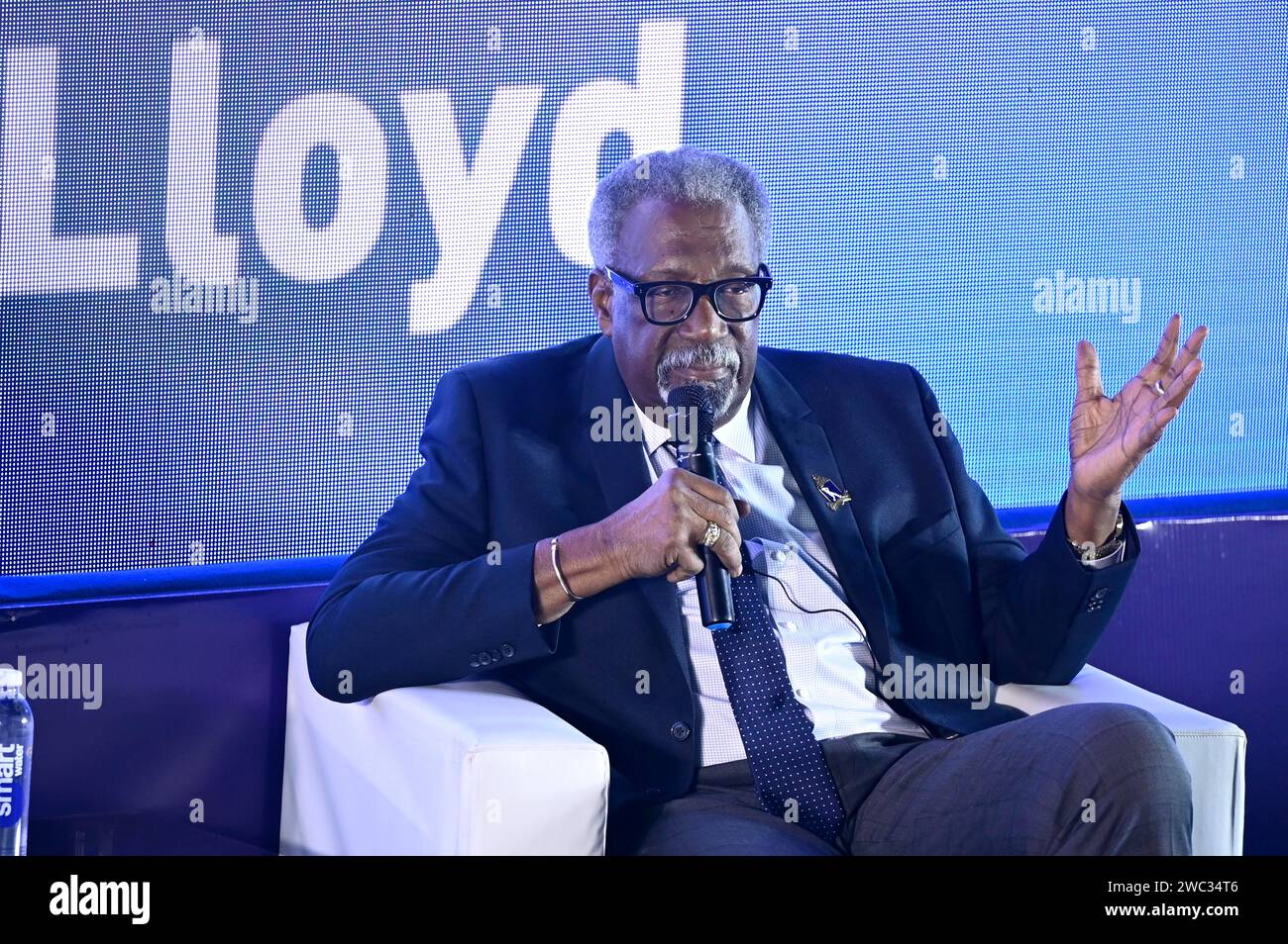 KOLKATA, INDIA - JANUARY 13: Former West Indian Captain Sir Clive Lloyd ...