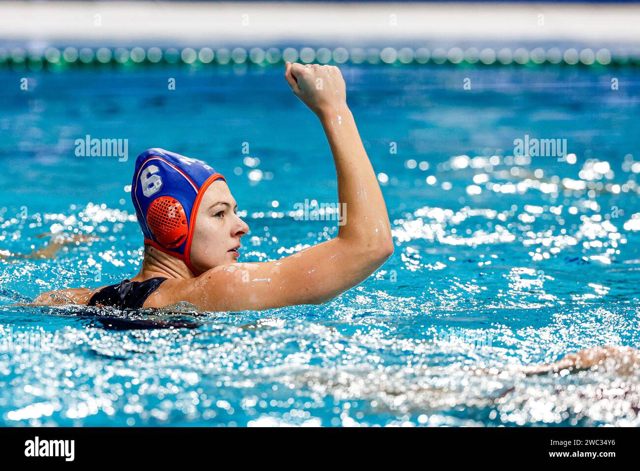 EINDHOVEN, NETHERLANDS - JANUARY 13: Simone van de Kraats of the ...