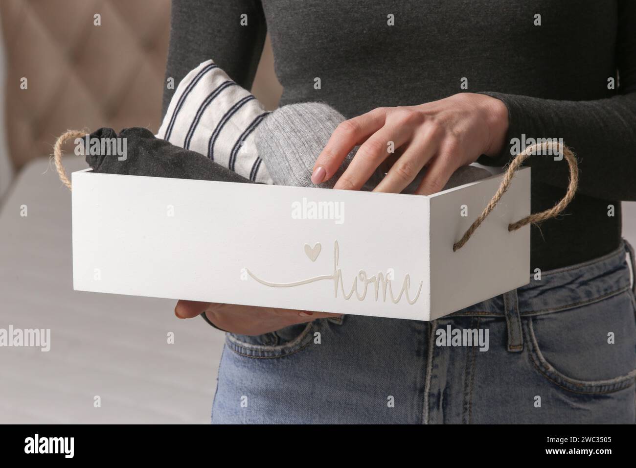 Clothing donation box hi-res stock photography and images - Alamy