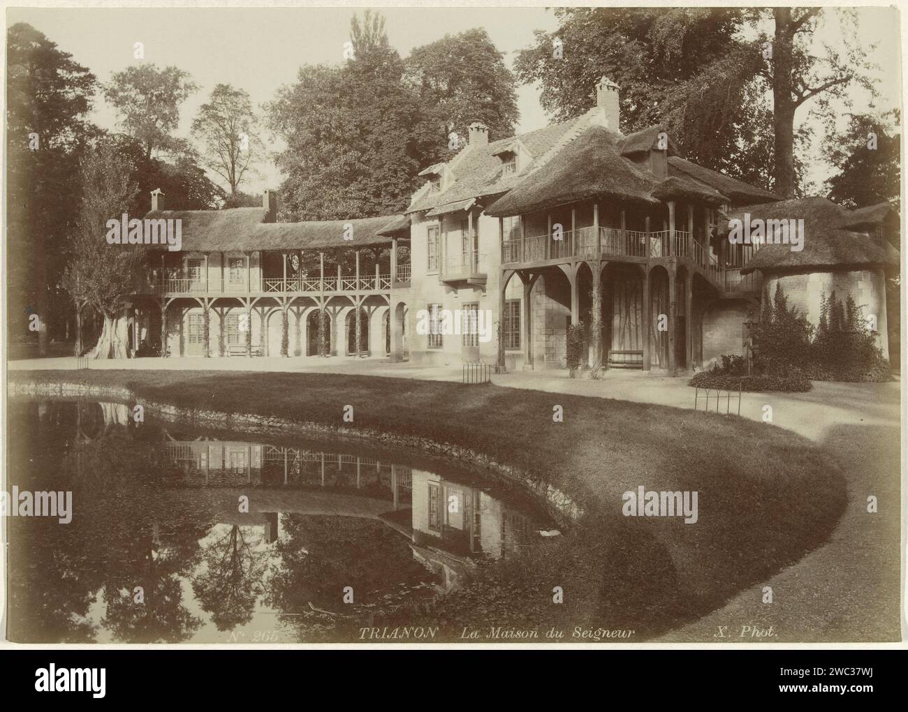 Maison du Seigneur at the Klein Trianon in the gardens of Versailles, x ...