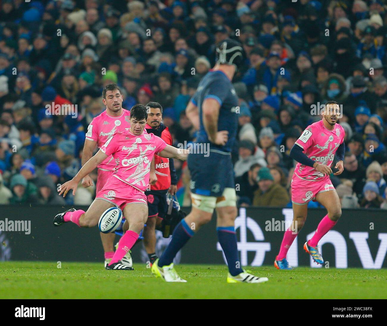Aviva Stadium, Dublin, Ireland. 13th Jan, 2024. Investec Champions Cup ...