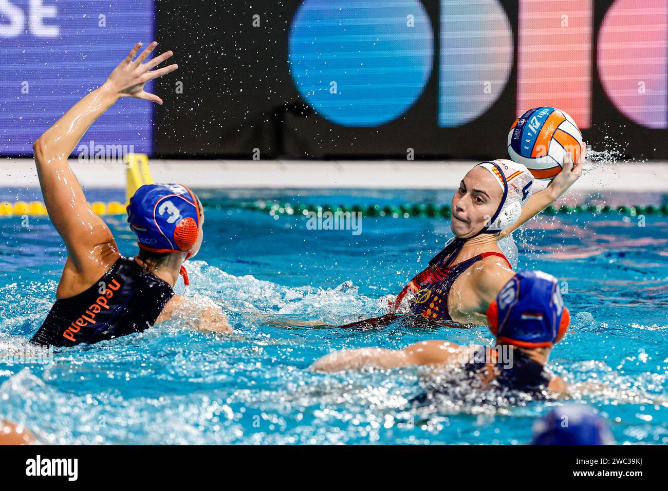 European waterpolo championships 2024 final women hi-res stock ...