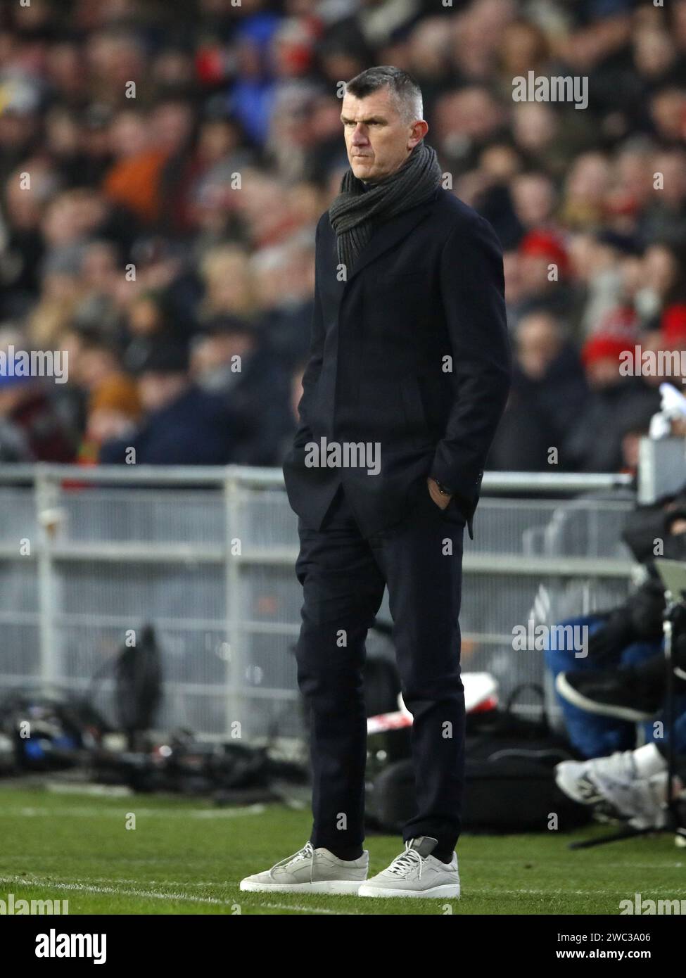 EINDHOVEN - Excelsior coach Marinus Dijkhuizen during the Dutch ...