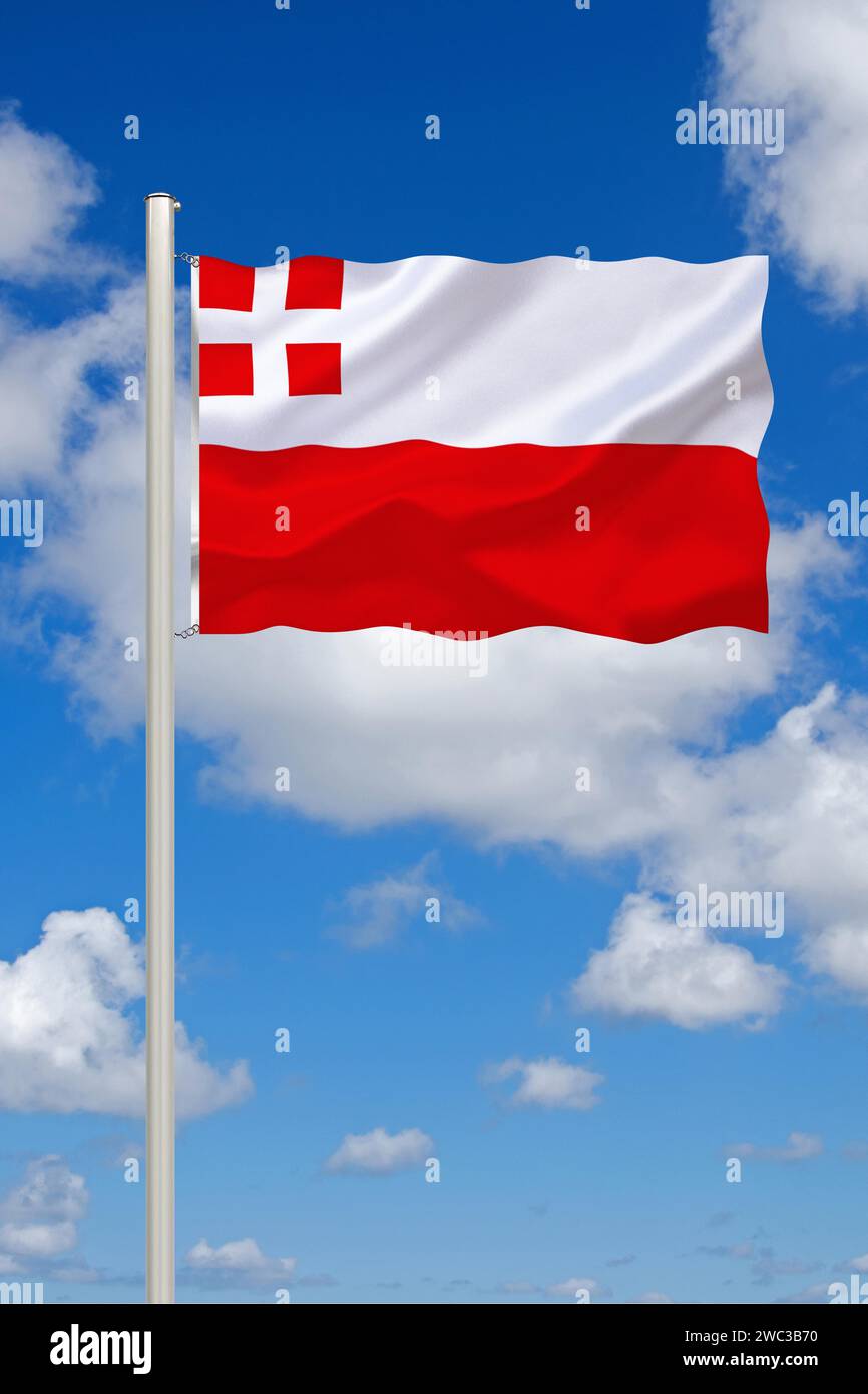 The flag of Utrecht, Netherlands, Studio Stock Photo - Alamy