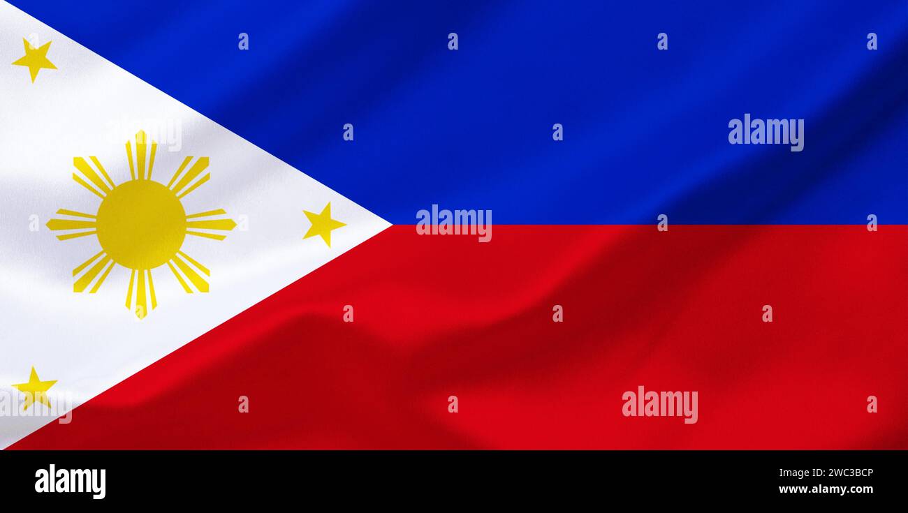 The flag of the Philippines, Studio Stock Photo - Alamy