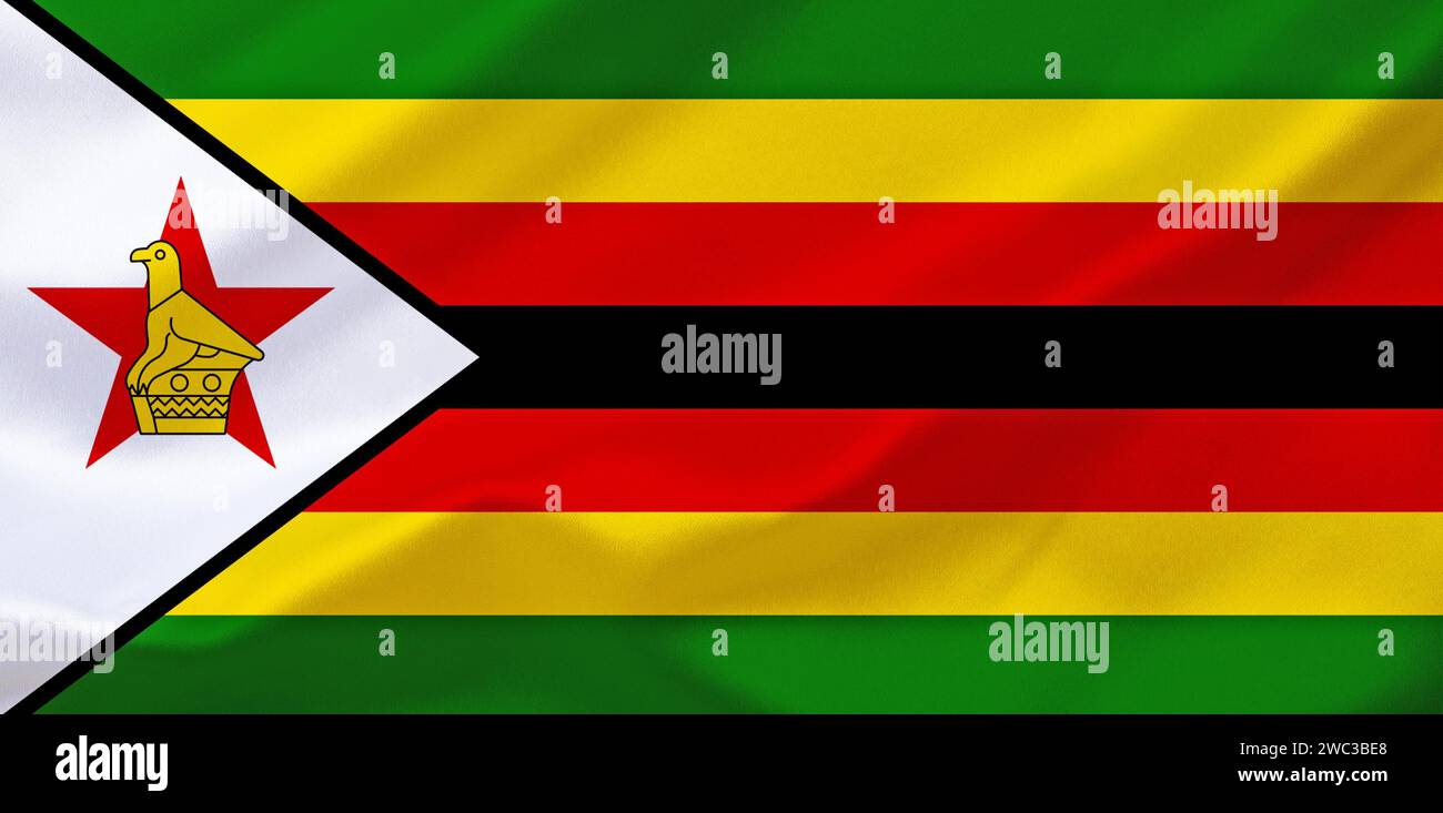 Zimbabwe country flag hi-res stock photography and images - Alamy