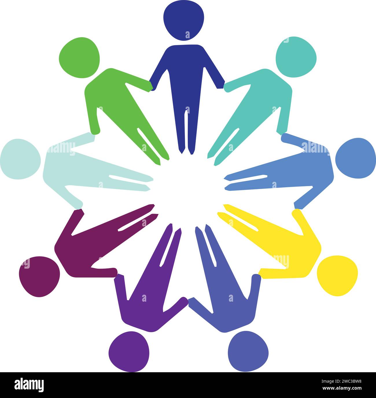 Teamwork Logo , Teamwork Sign, Group of People together, Unite business ...