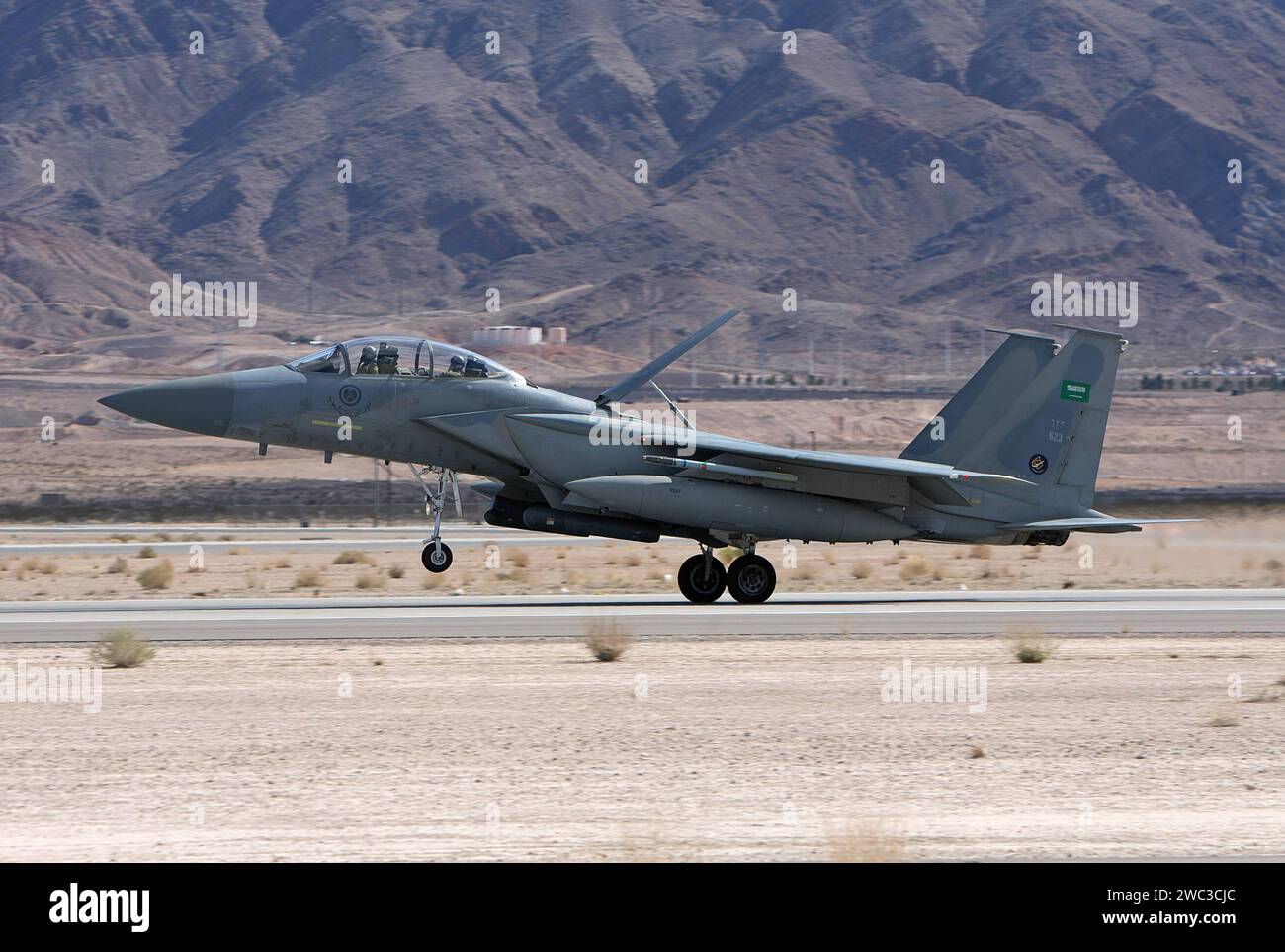 Ein Kampfflugzeug der Royal Saudi Air Force RSAF vom Typ McDonnell ...