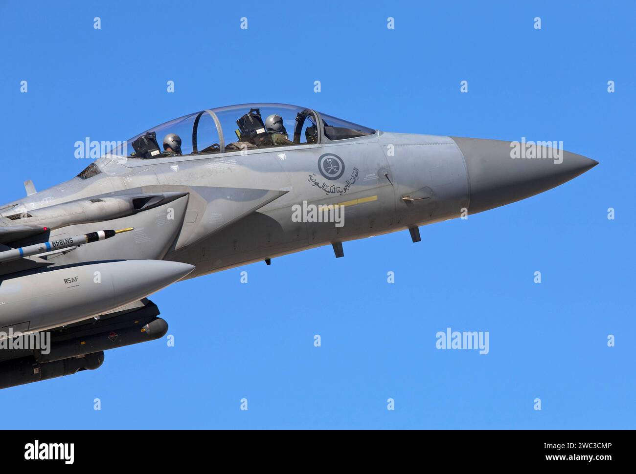 Ein Kampfflugzeug der Royal Saudi Air Force RSAF vom Typ McDonnell ...