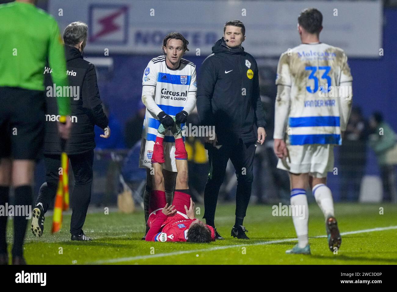 Zwolle, Netherlands. 13th Jan, 2024. ZWOLLE, 13-01-2024, MAC3PARK ...