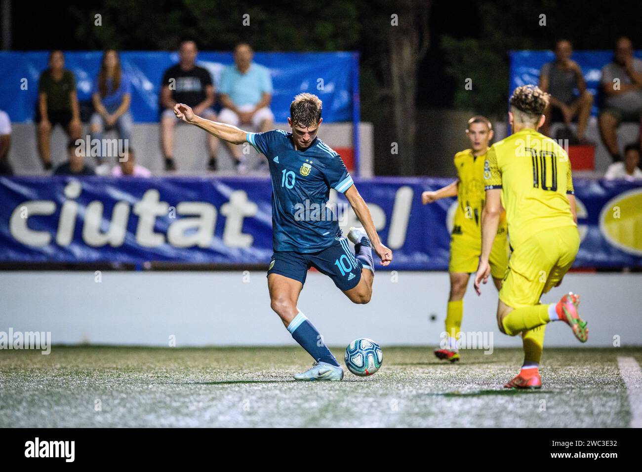 Real Madrid's Spanish-Argentine player Nico Paz during a match of the ...