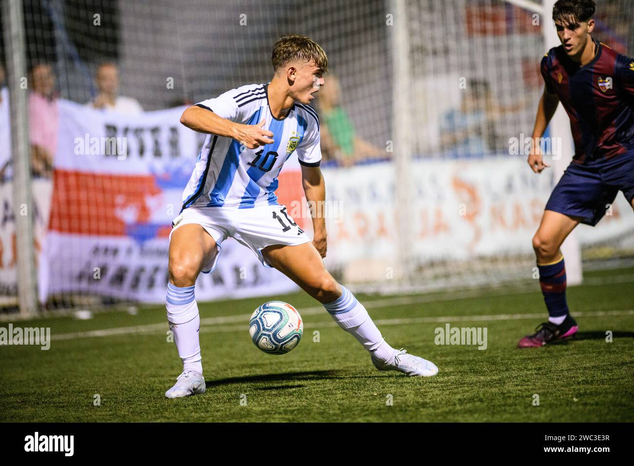 Real Madrid's Spanish-Argentine player Nico Paz during a match of the ...