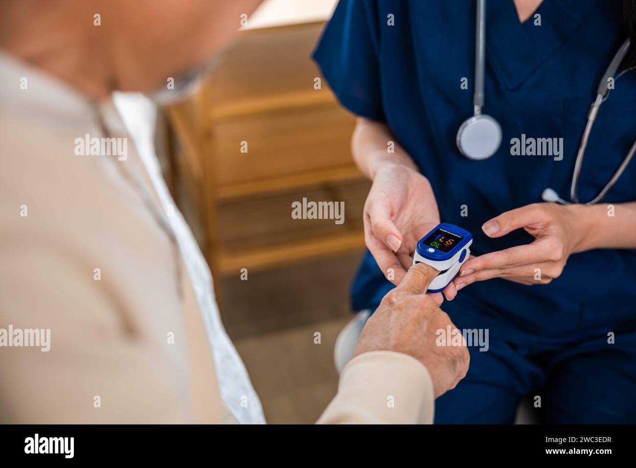 Hemoglobin test meter hi-res stock photography and images - Alamy