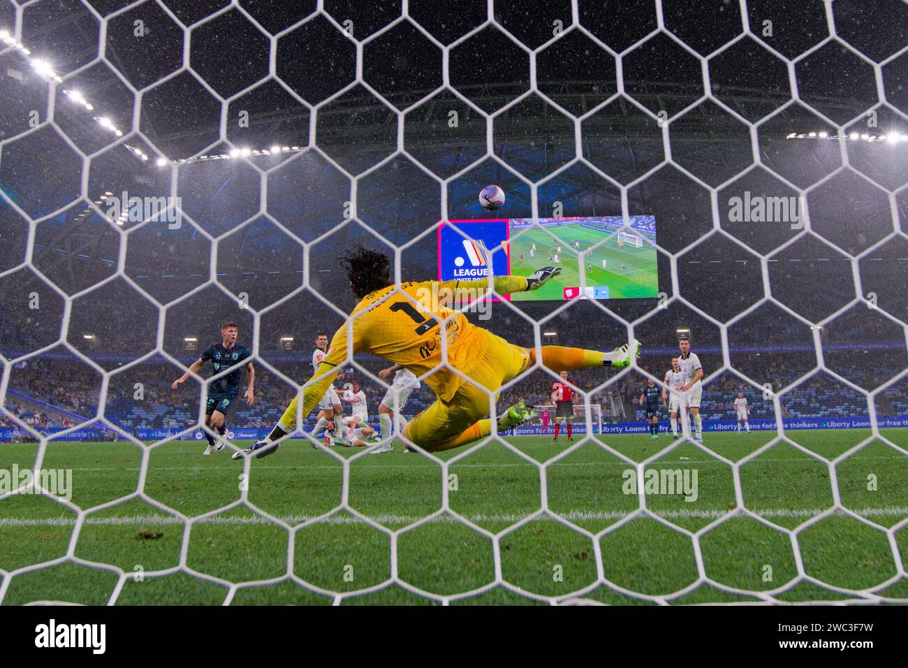 Sydney, Australia. 13th Jan, 2024. Goalkeeper, James Delianov of ...