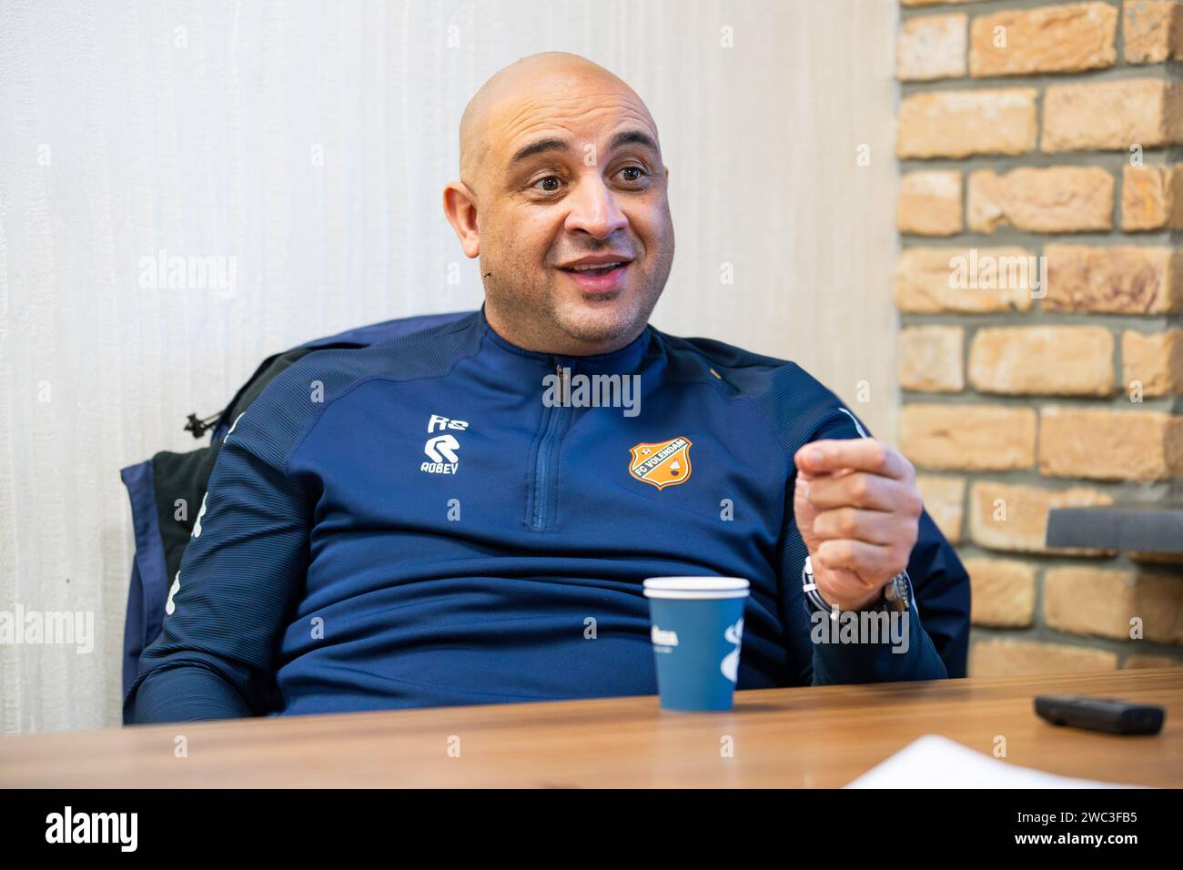 VOLENDAM, Kras Stadium, 13-01-2024, Season 2023/2024, Dutch Eredivisie ...