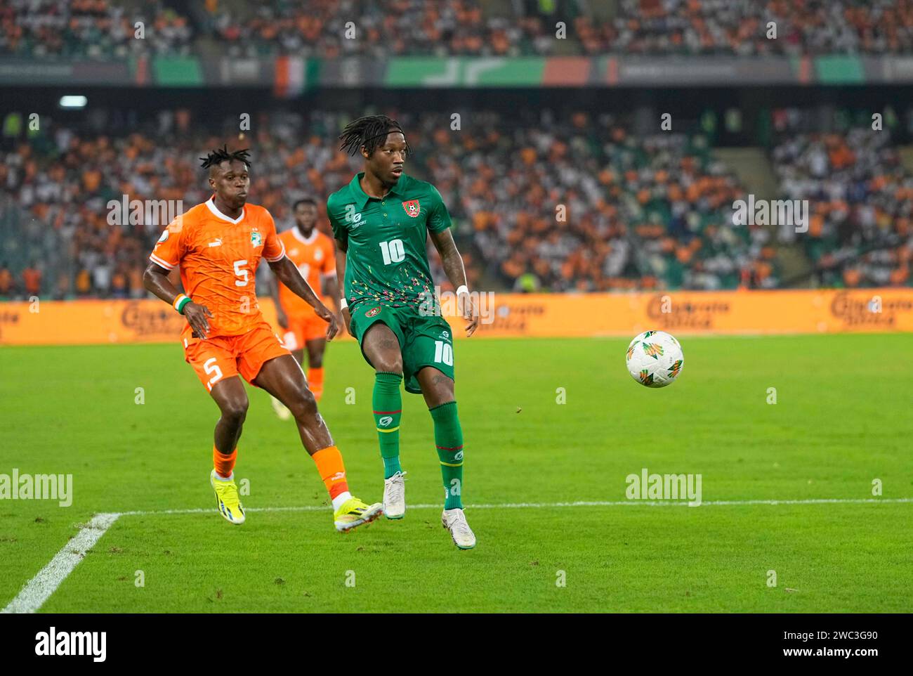 January 13 2024: Carlos Manuel Cardoso Mane (Guinea Bissau) controls ...