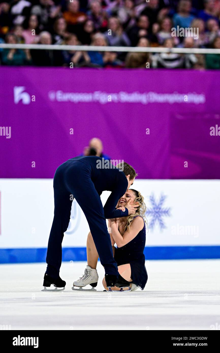 Victoria MANNI & Carlo ROETHLISBERGER (ITA), during Ice Dance Free ...