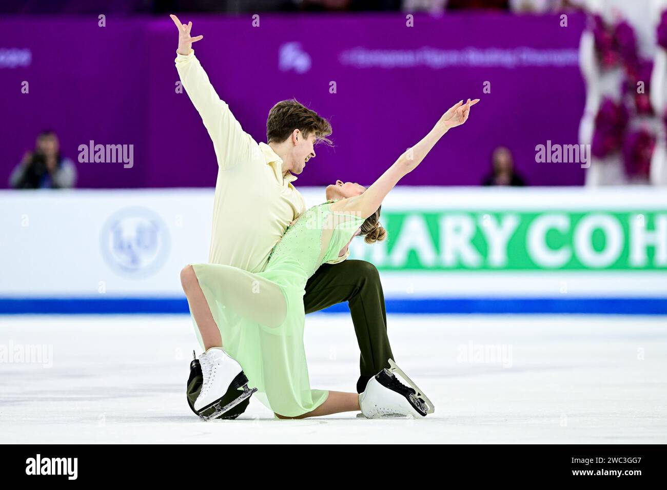 Carolane SOUCISSE & Shane FIRUS (IRL), during Ice Dance Free Dance, at ...