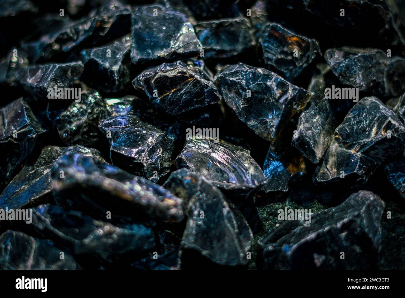Black morion quartz. Mineral exchange Stock Photo - Alamy
