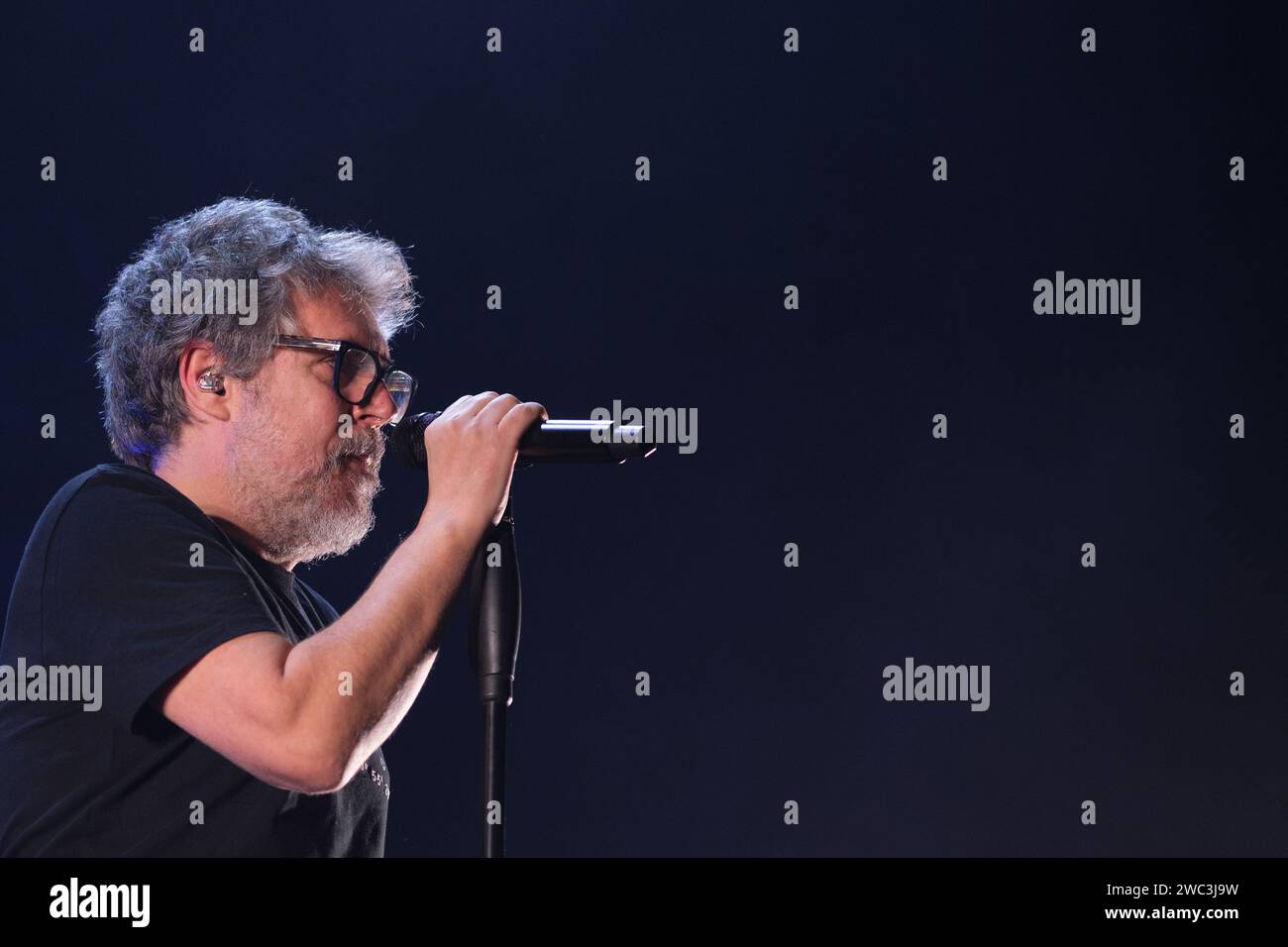 The singer Ivan Ferreiro during a performance at the INVERFEST WiZink ...