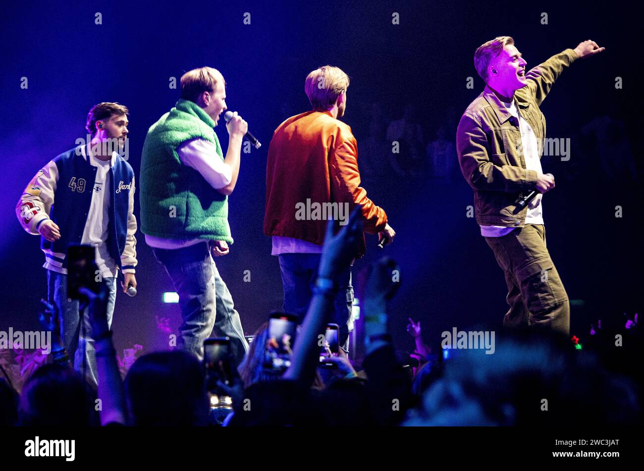 AMSTERDAM - Milo Reegen, Koen van Heest, Robbie van de Graaf, Raoul de ...