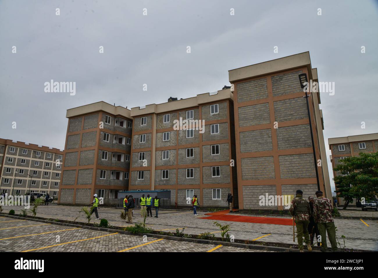 Nakuru, Kenya. 13th Jan, 2024. People await for the president to arrive ...