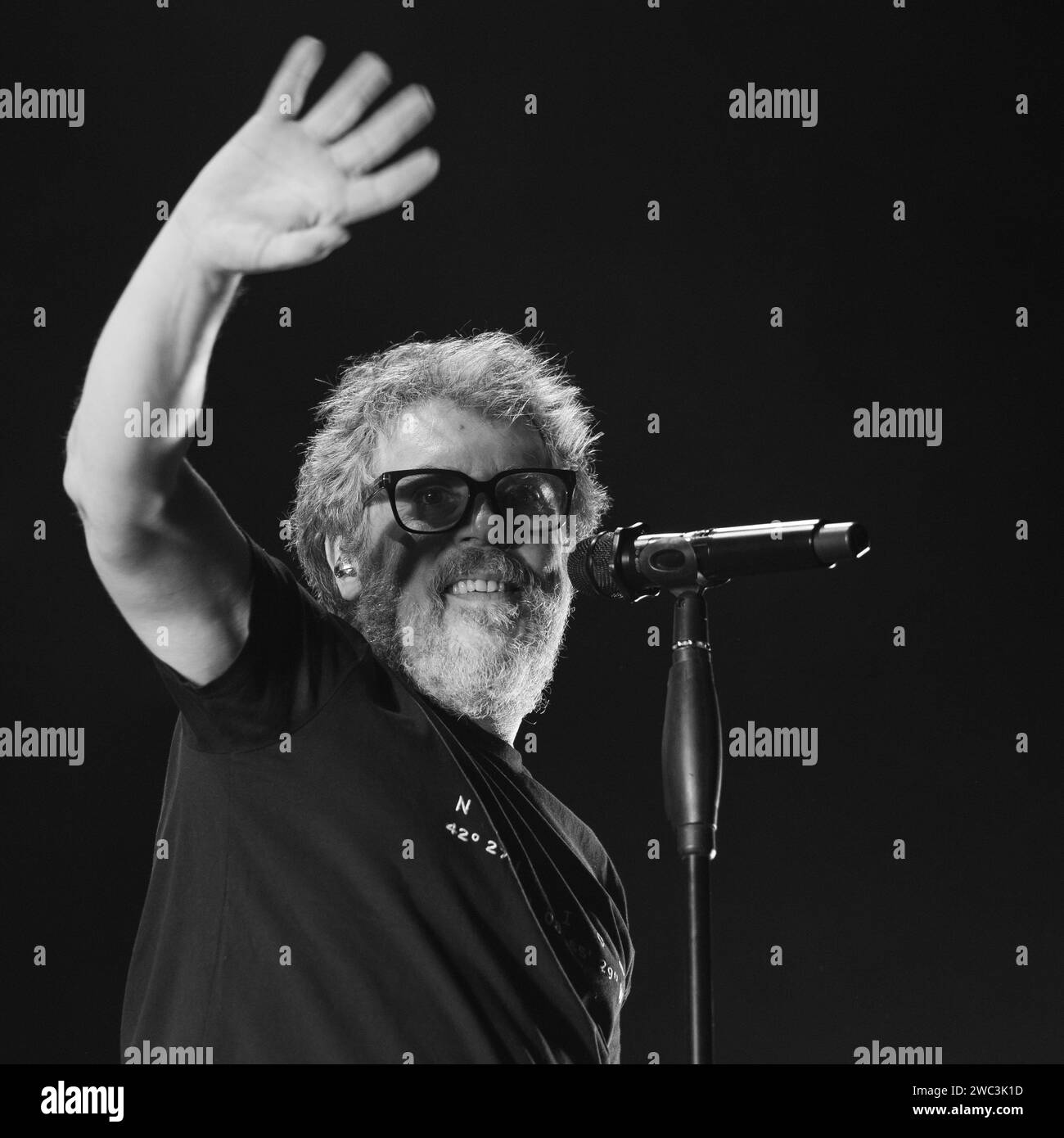 Madrid, Spain. 13th Jan, 2024. The singer Ivan Ferreiro during a ...