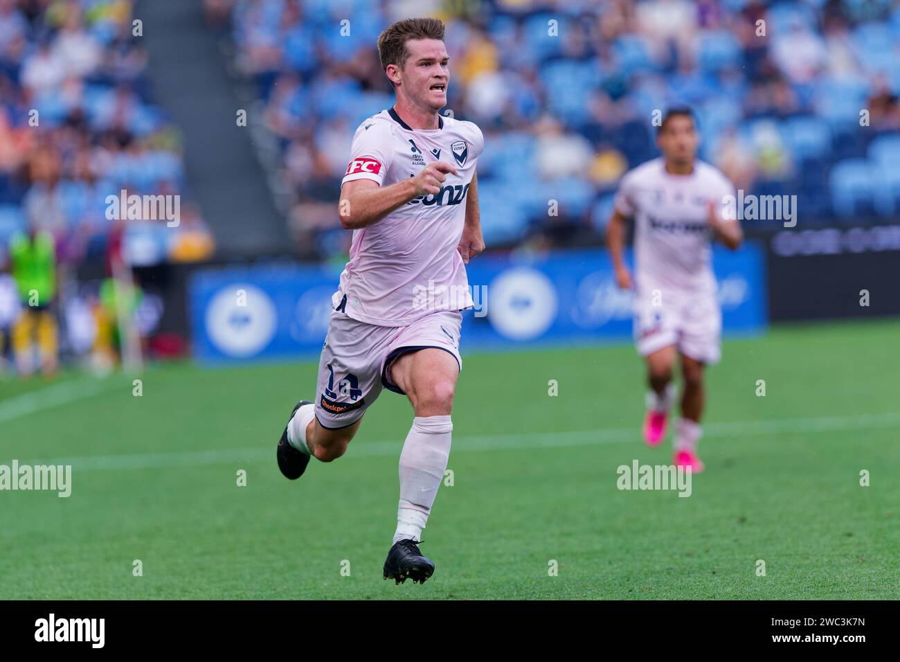 Sydney, Australia. 13th Jan, 2024. Connor Chapman of Victory in action ...