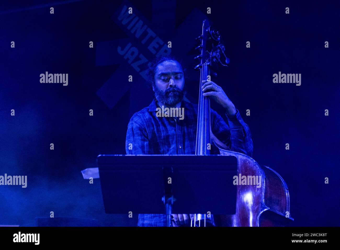 Harish Raghavan performs with Tyshawn Sorey Piano Trio at Le Poisson ...