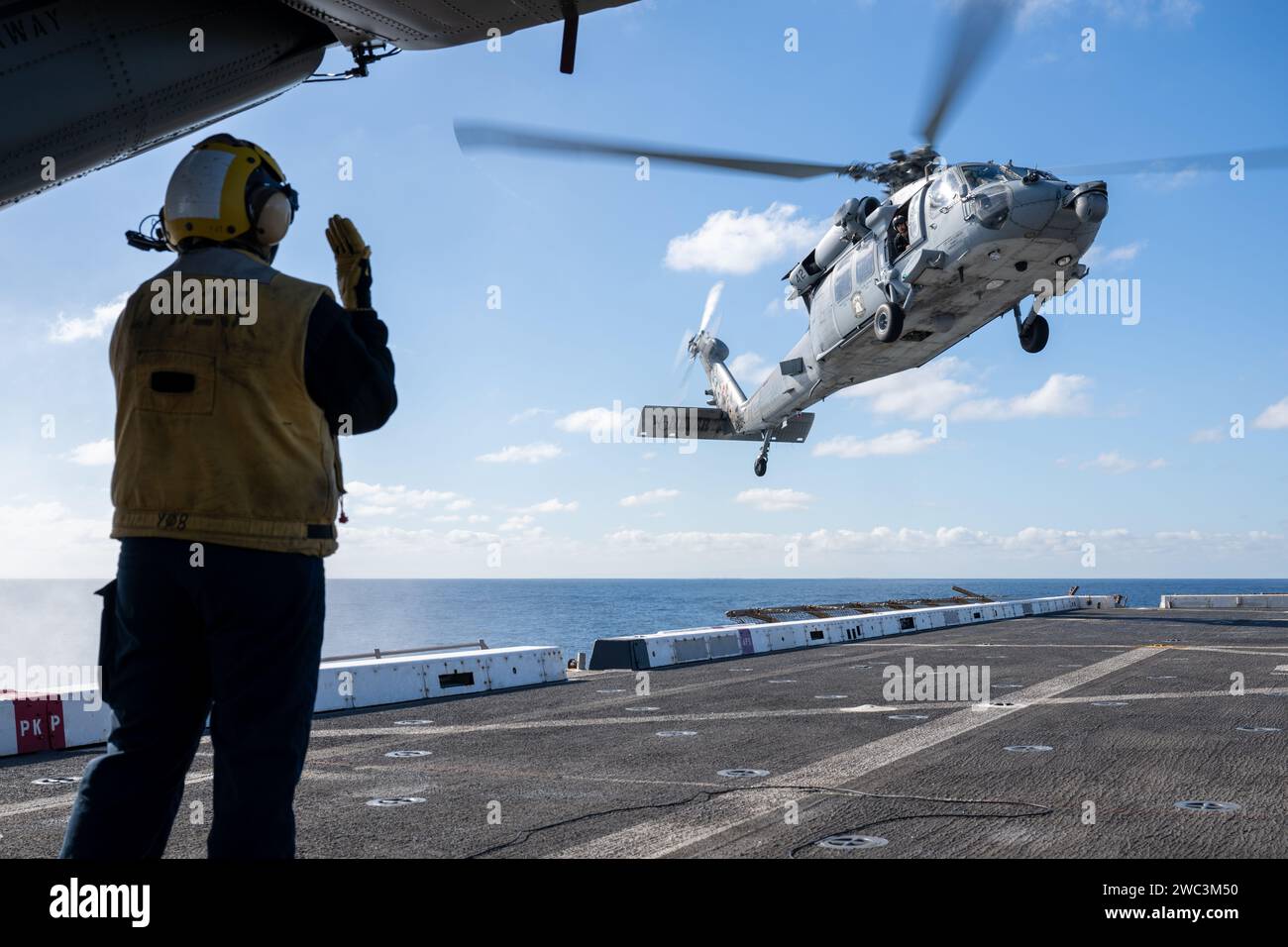 Aviation Boatswain’s Mate (Handling) 3rd Class Sydney Chavez, a native ...