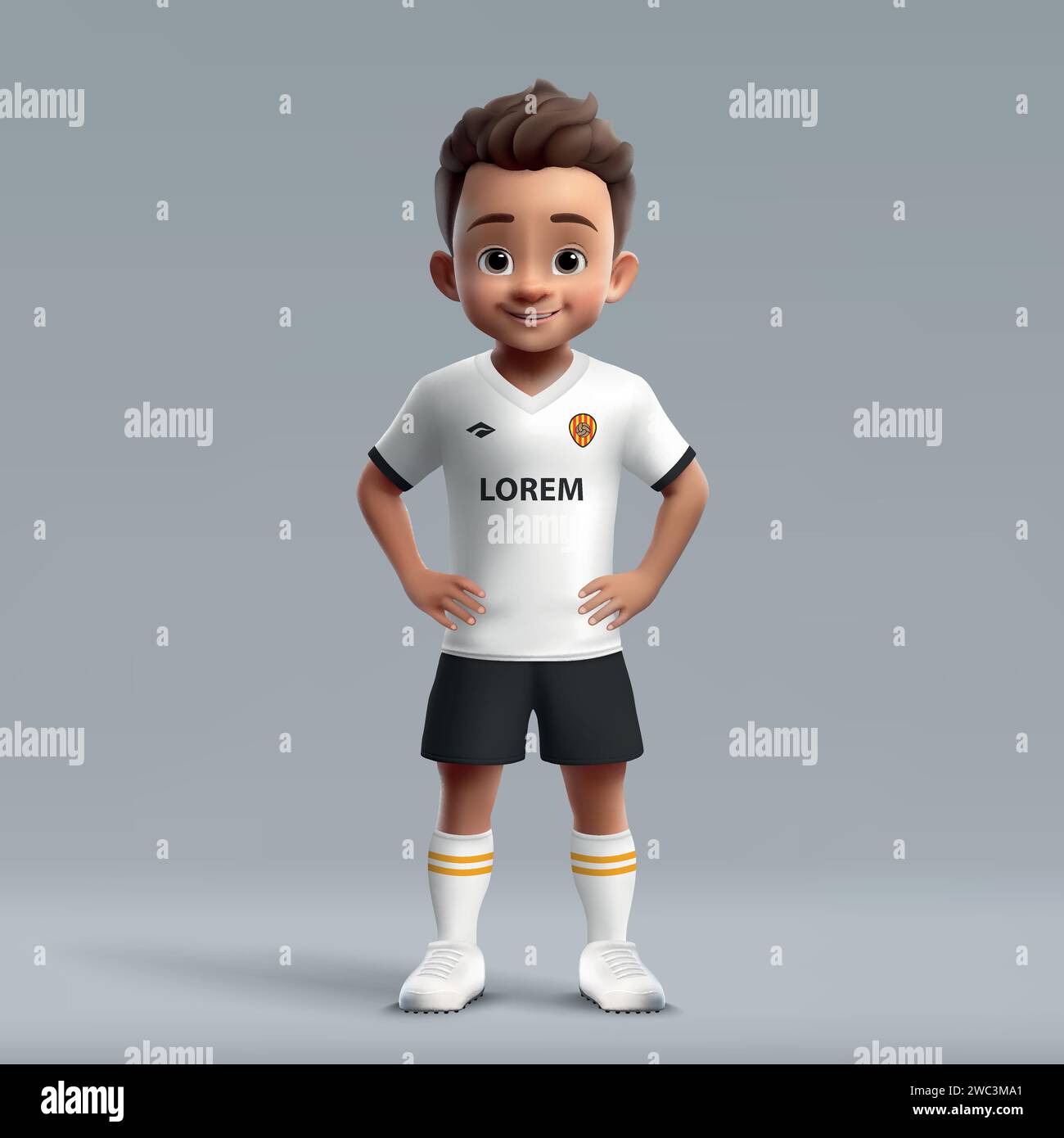 Valencia player Stock Vector Images - Alamy