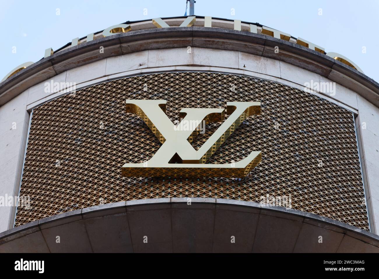 Lv logo design hi-res stock photography and images - Alamy