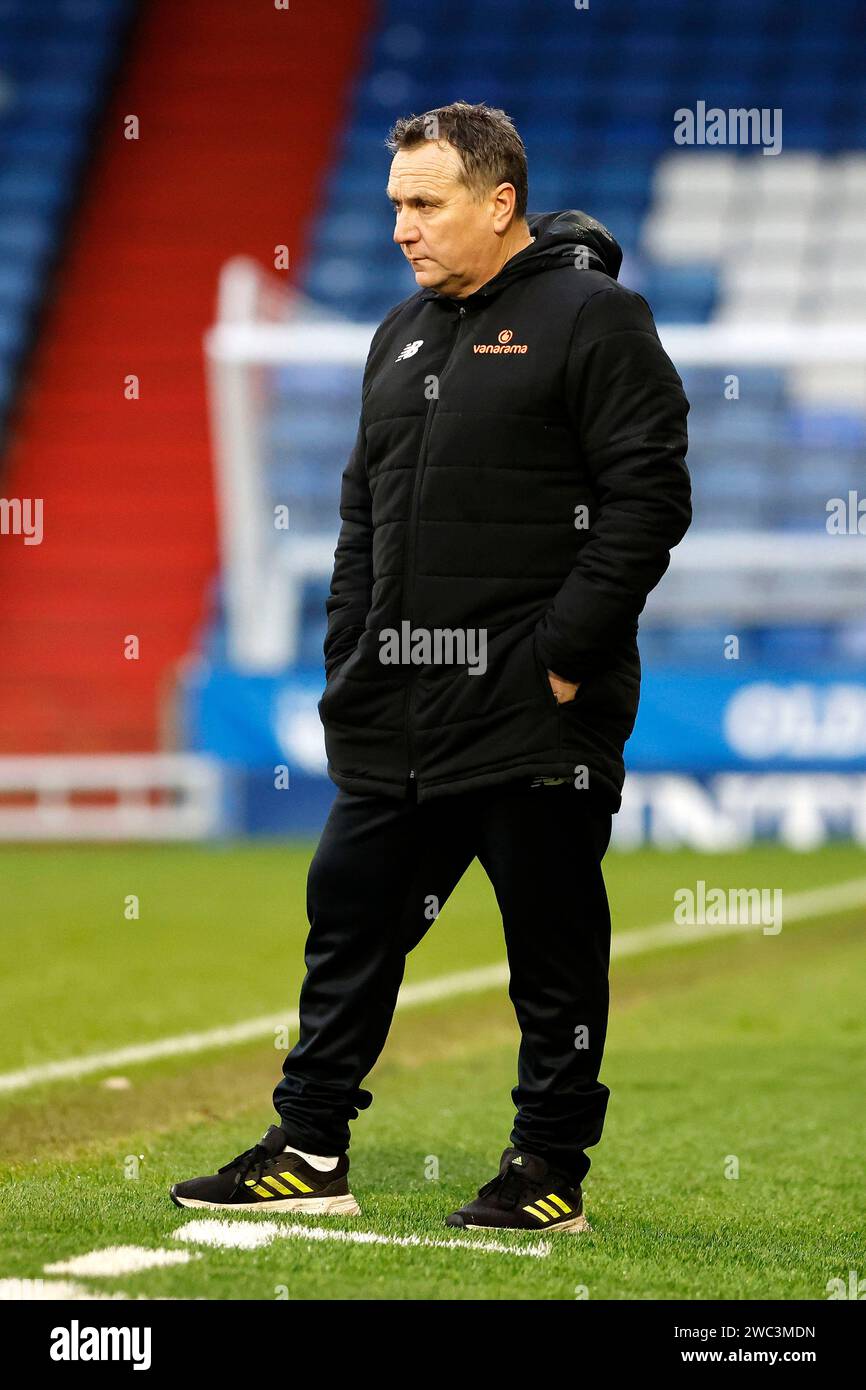 Micky Mellon (is the manager) of Oldham Athletic Association Football ...