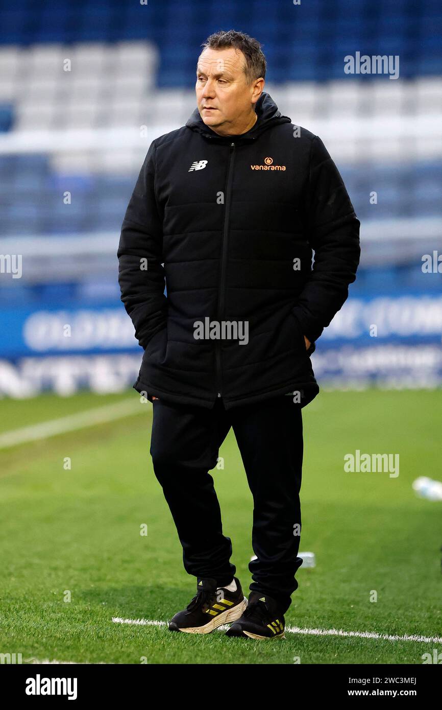 Micky Mellon (is the manager) of Oldham Athletic Association Football ...