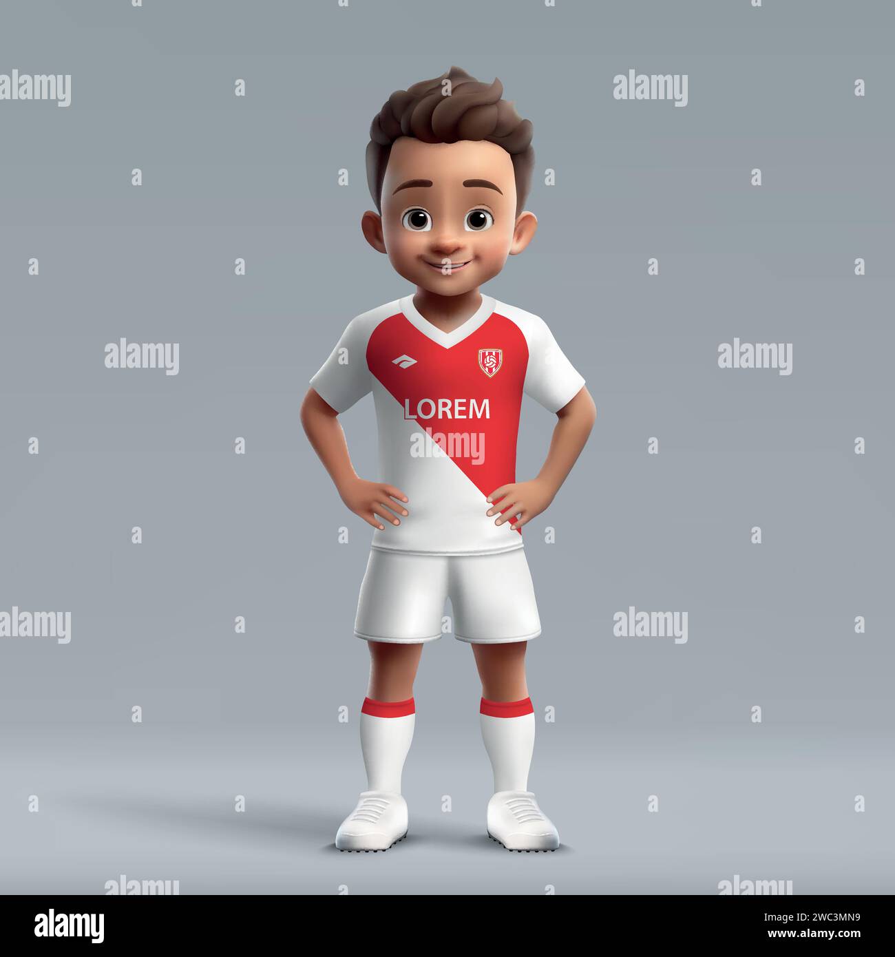 Monaco football logo Stock Vector Images - Alamy