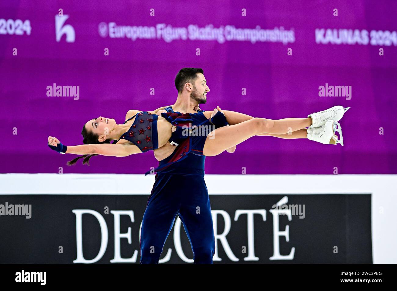 Lilah FEAR & Lewis GIBSON (GBR), during Ice Dance Free Dance, at the ...