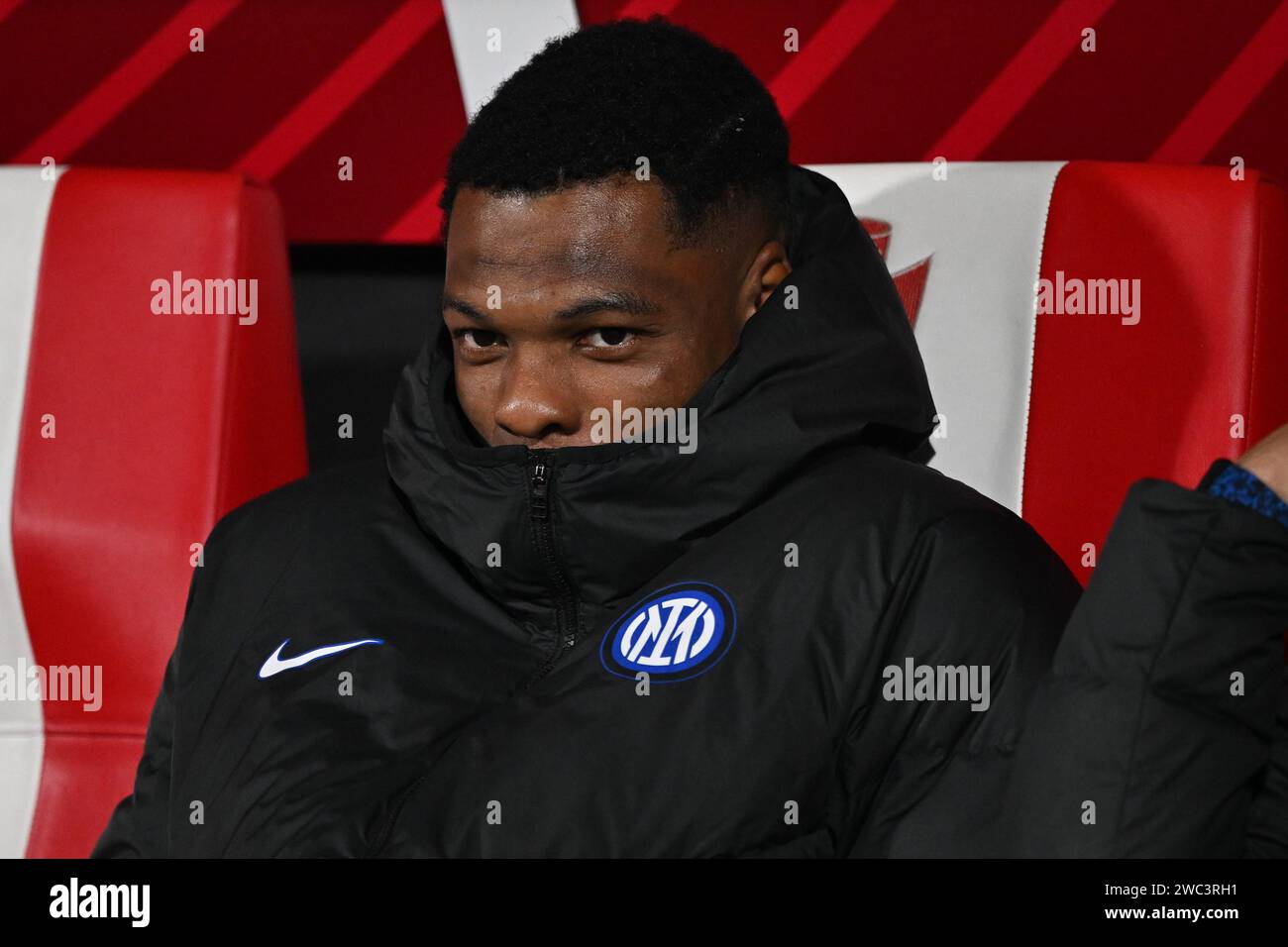 Denzel Dumfries of FC Inter during the Italian Serie A football match ...