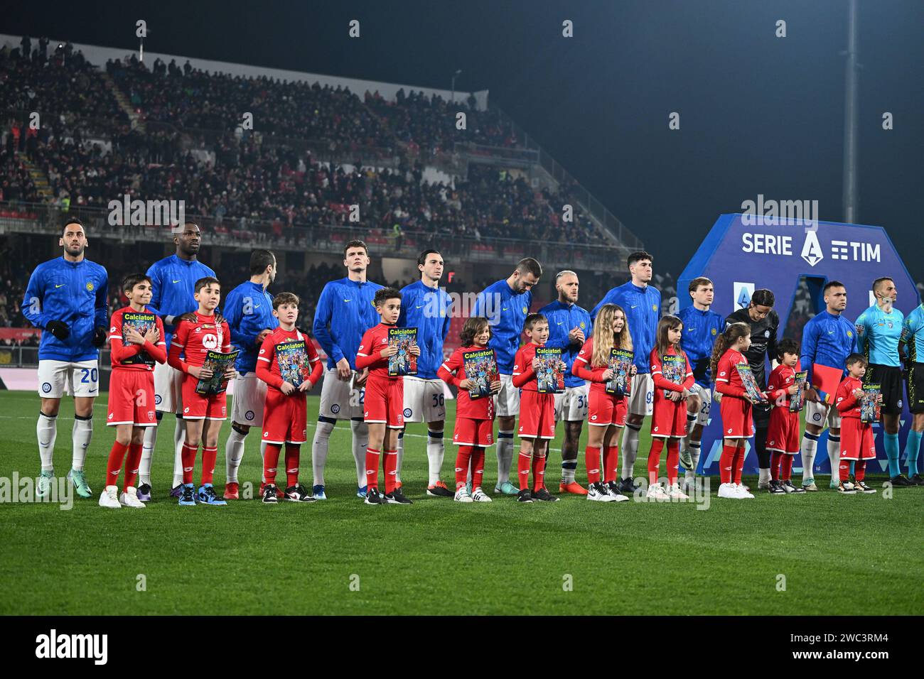 Lineup of FC Inter during the Italian Serie A football match between AC ...